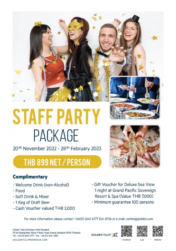 Staff Party Package - E-MICE Marketplace : THAI MICE CONNECT